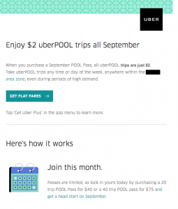 A spotlight on drip email campaigns: Uber - Marketing Blog for ...