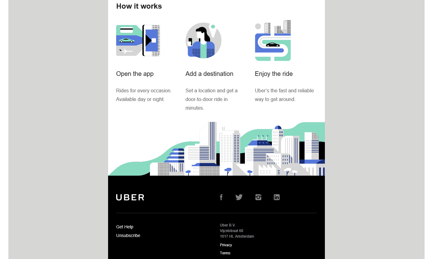 A spotlight on drip email campaigns: Uber - Marketing Blog for ...